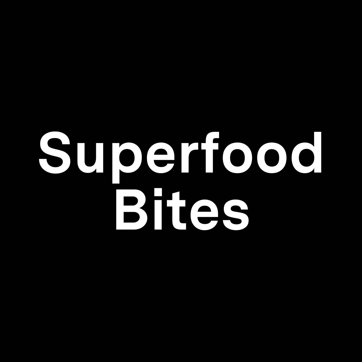Superfood Bites – For Wellness