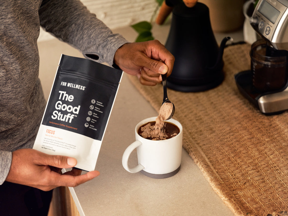 The Good Stuff. Performance Coffee Supplement from For Wellness