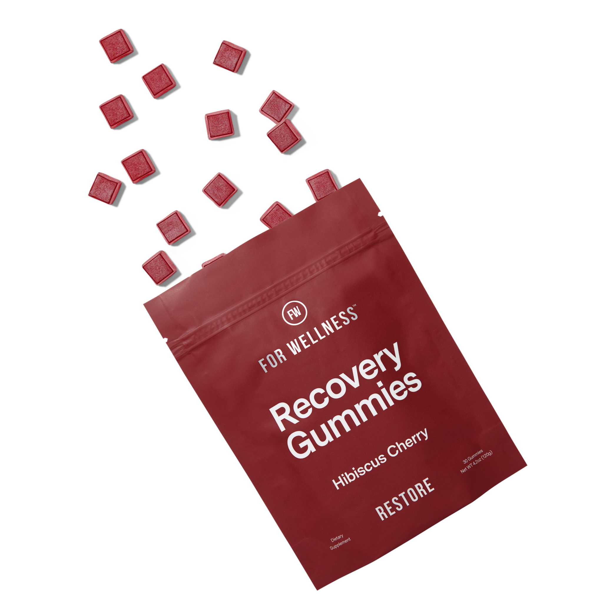 Recovery Gummies™ - Restore, Hibiscus Cherry | Premium Ingredients For ...
